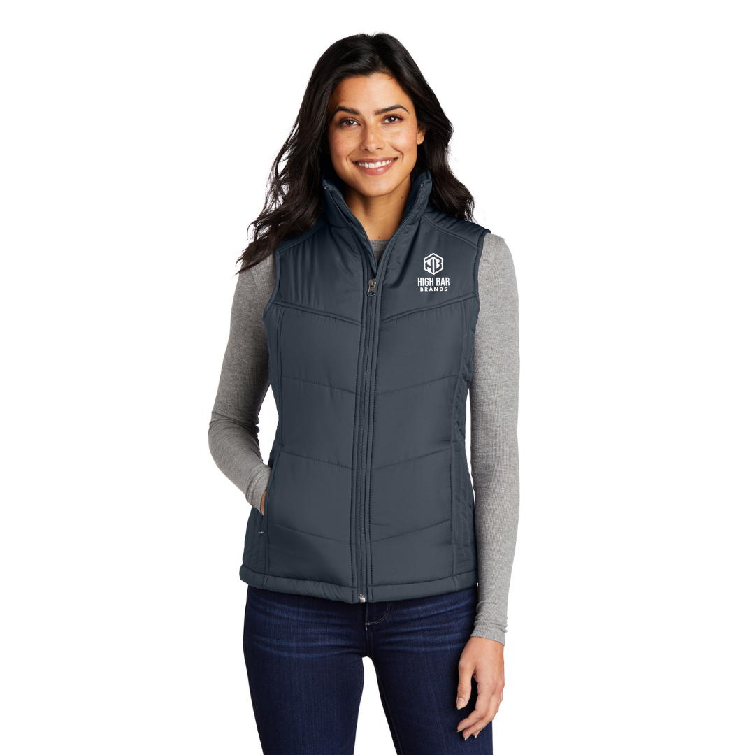 Women’s Puffy Vest – Highbar Brands